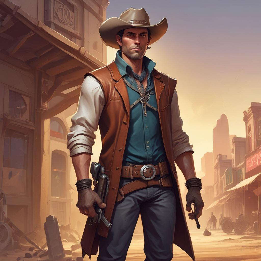 Ryder Steele in wildwest | AI Powered Tabletop RPG World | Friends & Fables