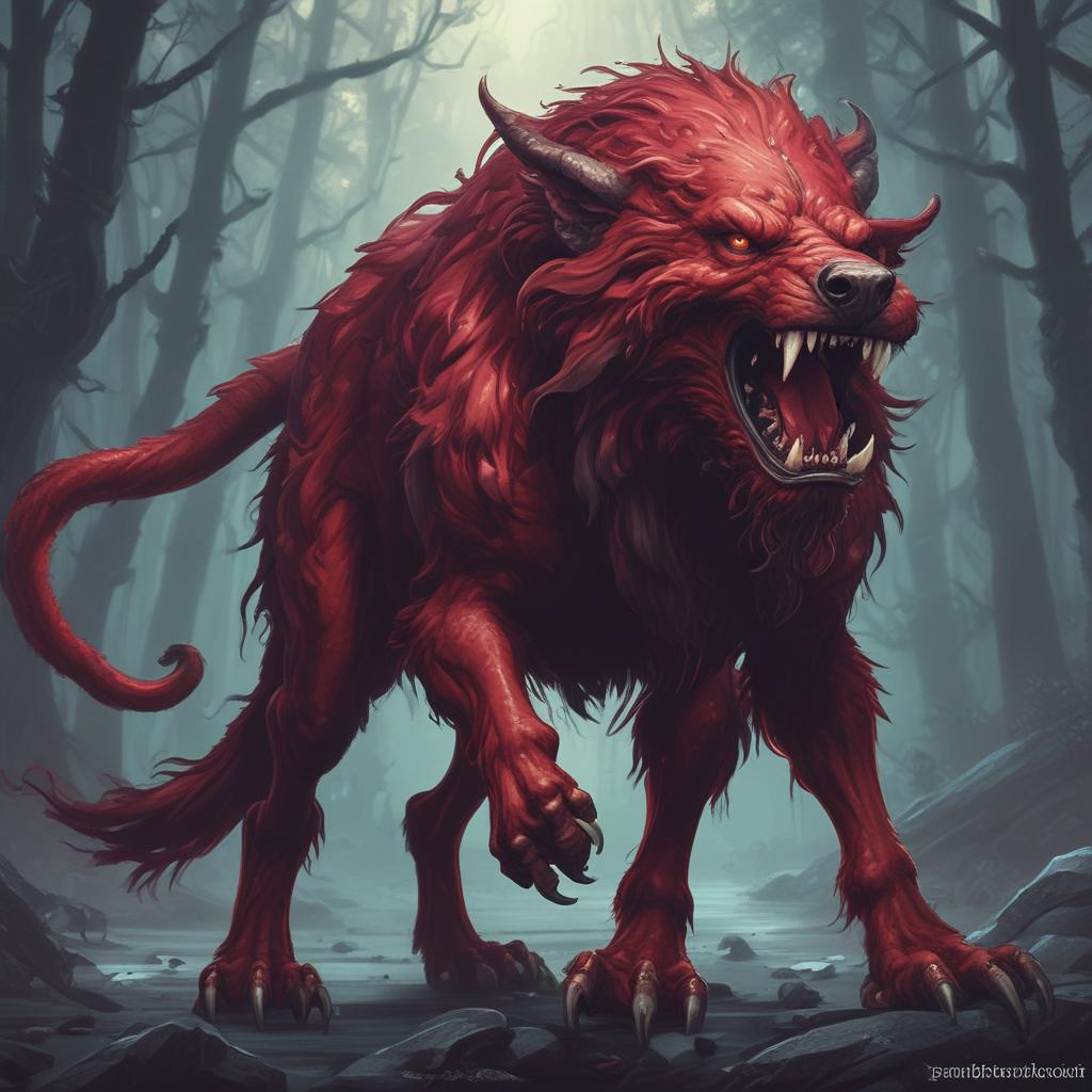 Murk Hound in Sinder | AI Powered Tabletop RPG World | Friends & Fables