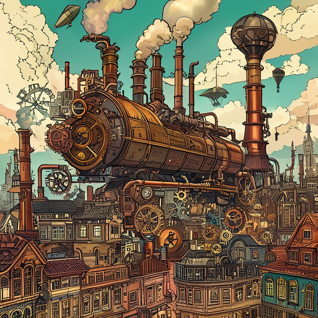 Quests in Steam Noir: A tail of Mysterious the Steam Engine | Friends ...