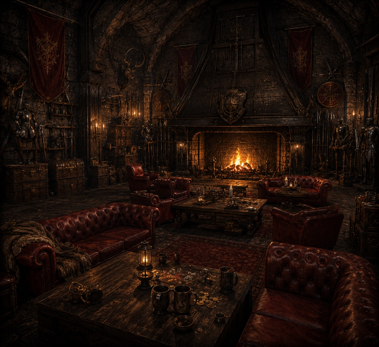 Meeting and sleeping areas for the groups | Friends & Fables