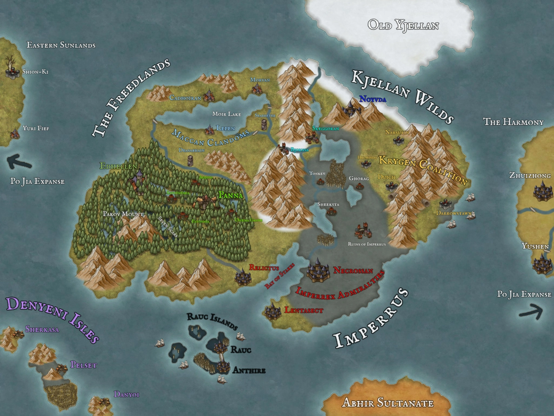 Spells in Shattered Realms - Latys | AI Tabletop RPG World