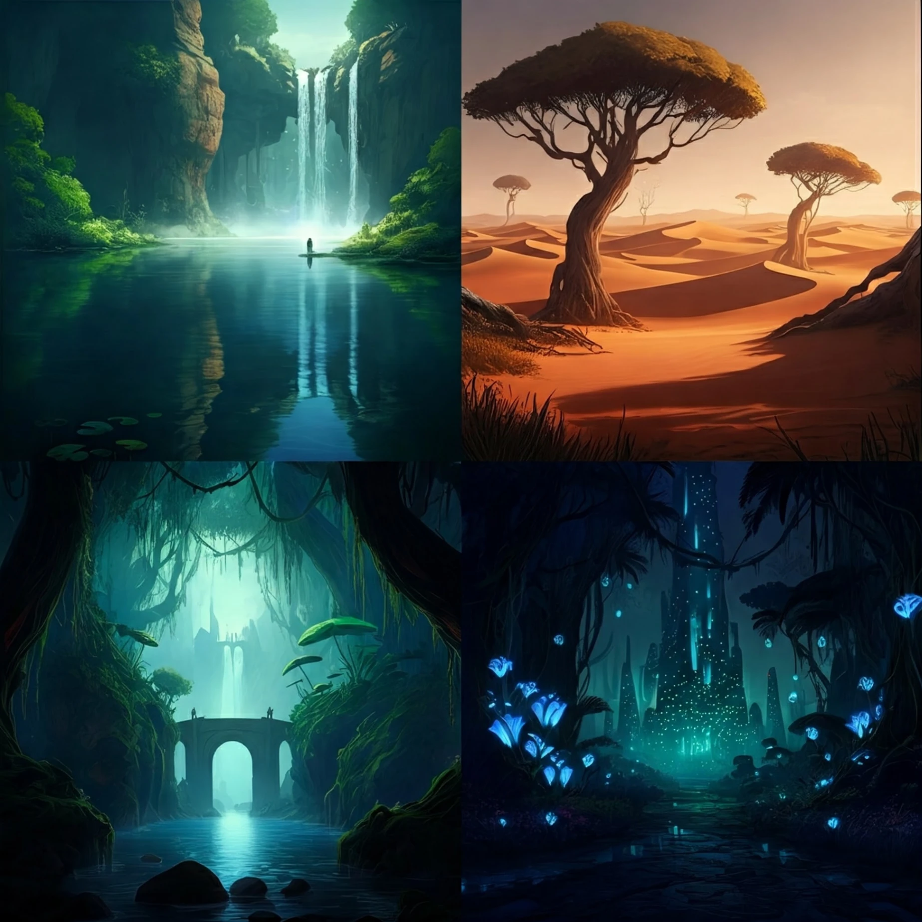 Areas in Servana | AI Tabletop RPG World | Friends & Fables