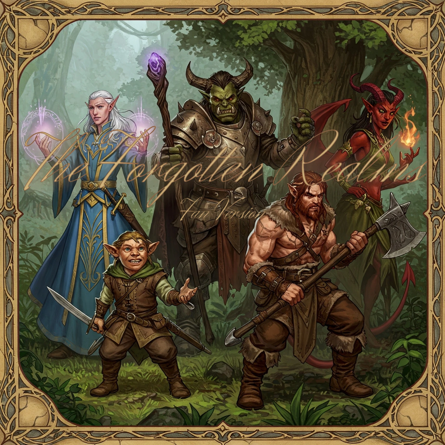 Map of Forgotten Realms [Faerun | Friends & Fables